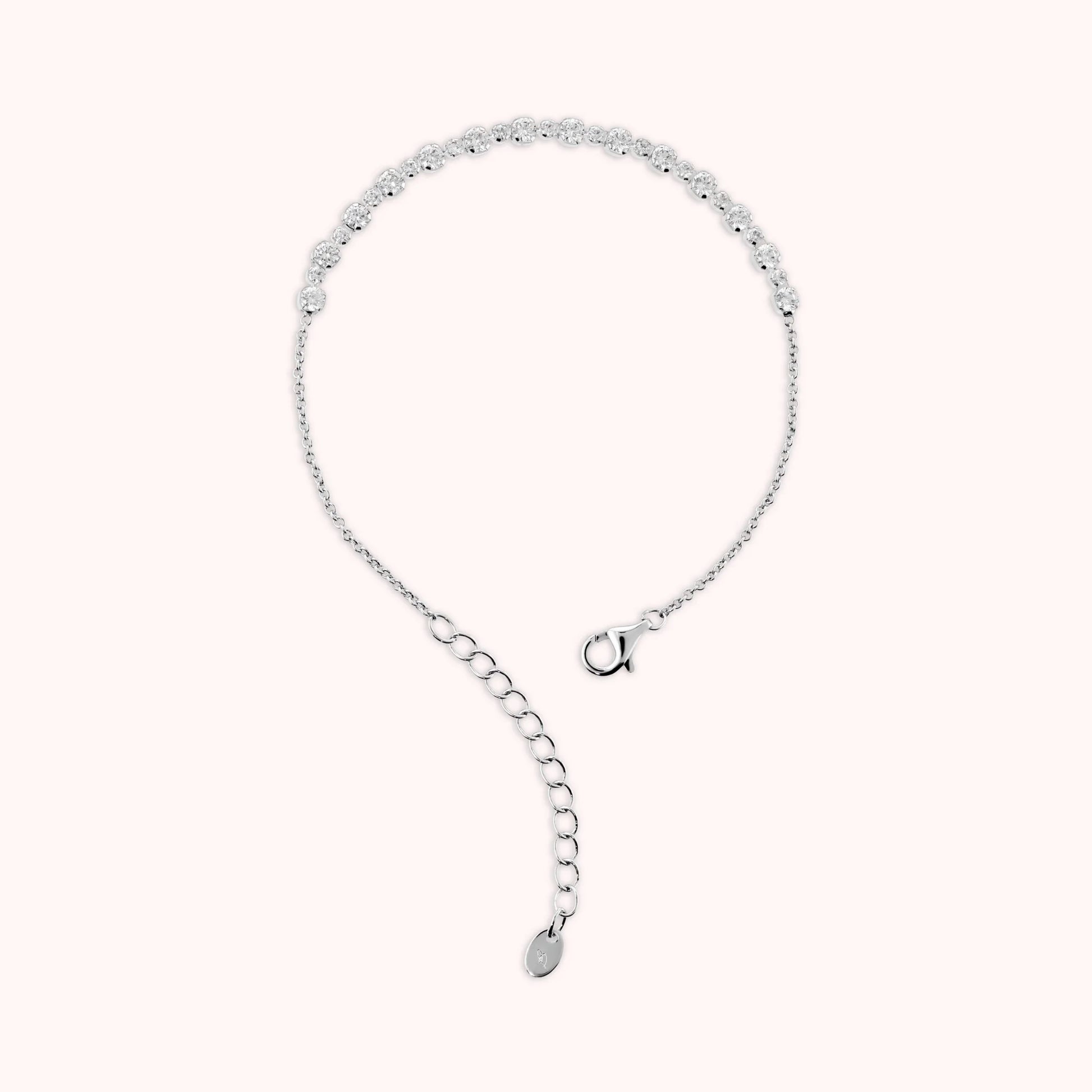 Bracciale Tennis con Cubic Zirconia e Catena – Bronzallure